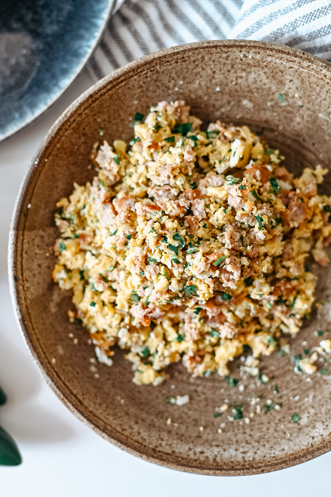 Sausage Breakfast Dumplings - that's what she eats.